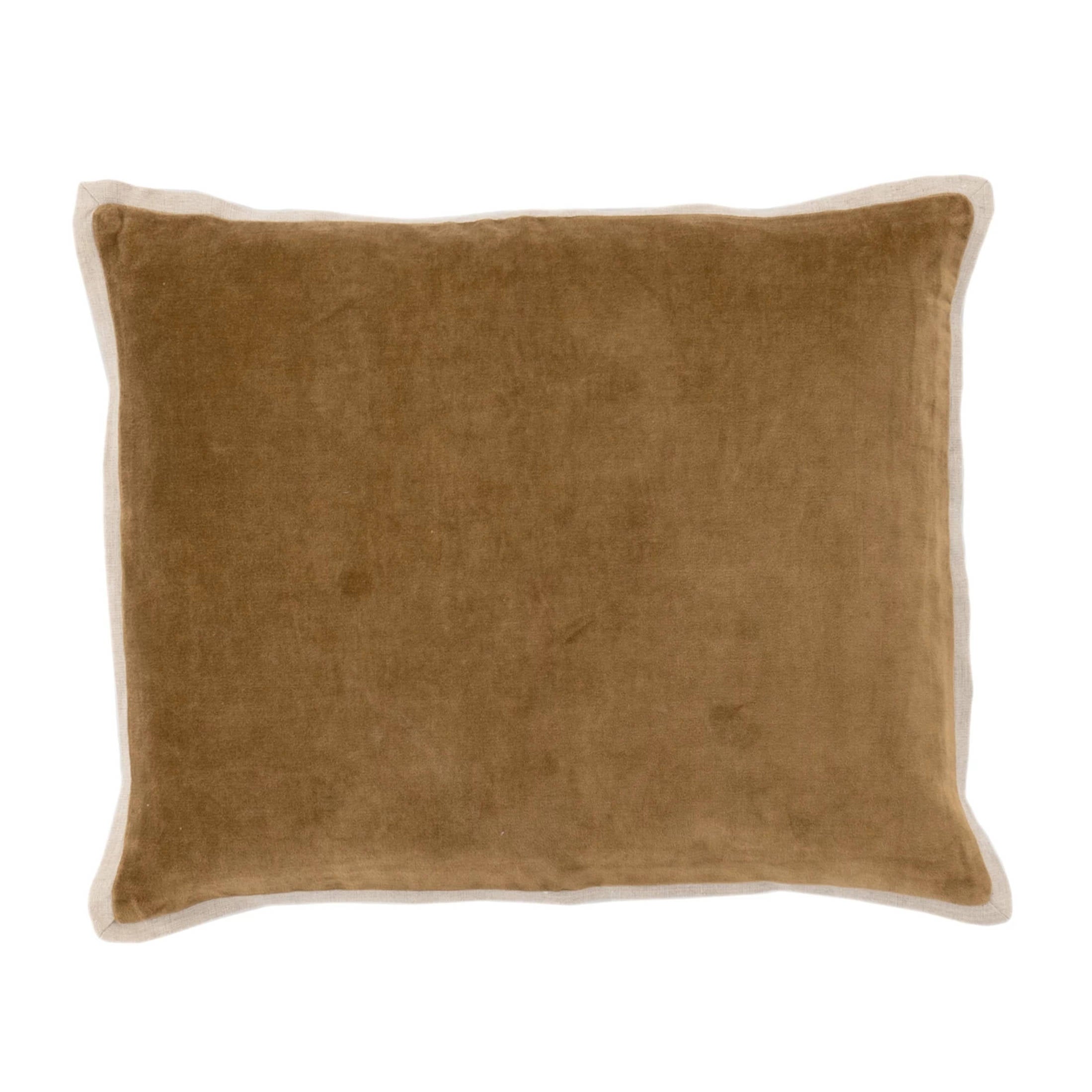 Gehry Velvet/Linen Decorative Pillow Cover | Sand – Annie Selke