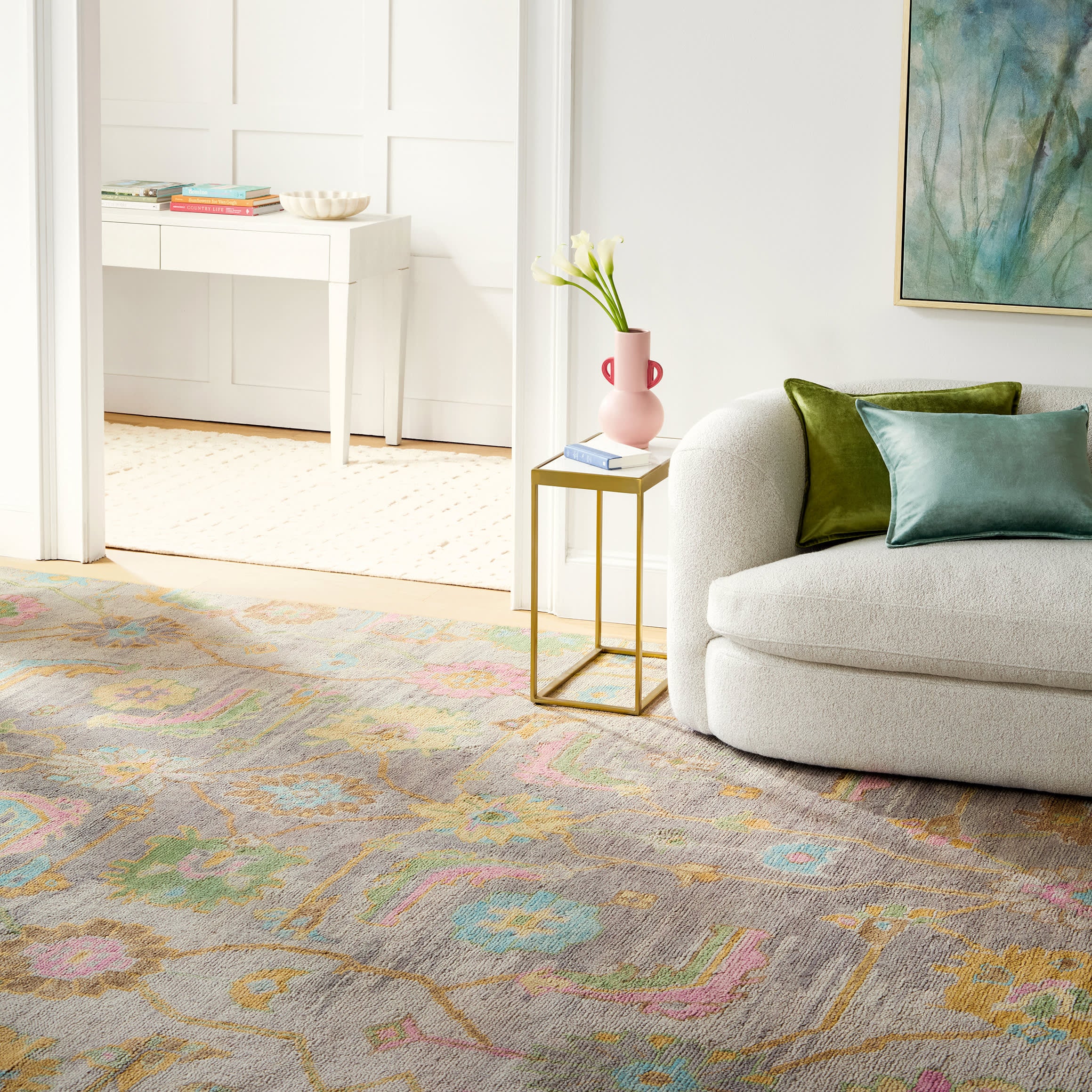 Iris Hand Knotted Wool Rug | Multi – Annie Selke